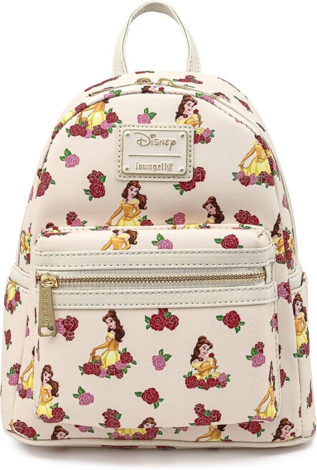 Loungefly Backpack Disney Beauty and the Beast AOP Rose – Backpack Sisters