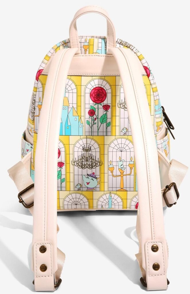 Loungefly Backpack Disney Beauty and the Beast Glass Lumiere, Mrs ...