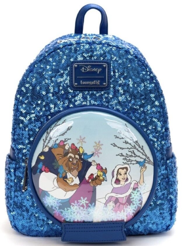 Loungefly Backpack Disney Beauty and the Beast Snow Globe – Backpack ...
