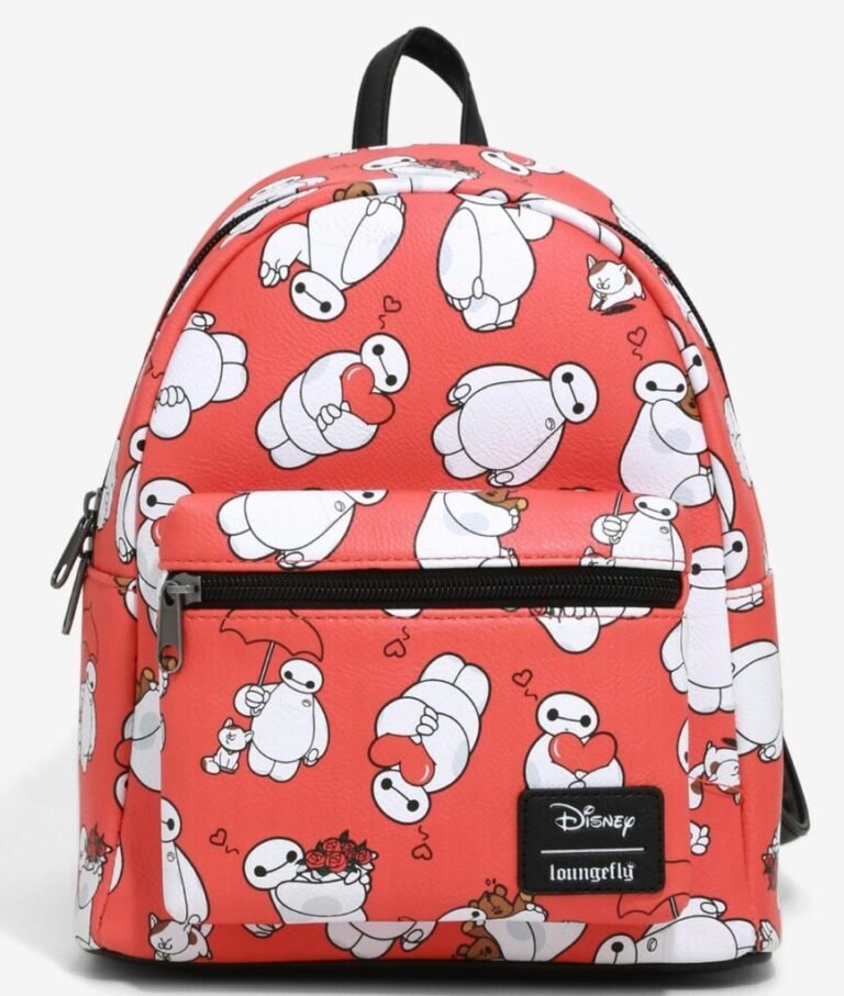 Loungefly Backpack Disney Big Hero 6 Baymax Umbrella Hearts – Backpack ...
