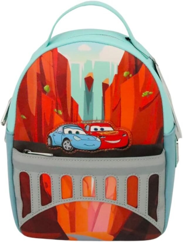 Loungefly Backpack Disney Cars Firewall Falls – Backpack Sisters