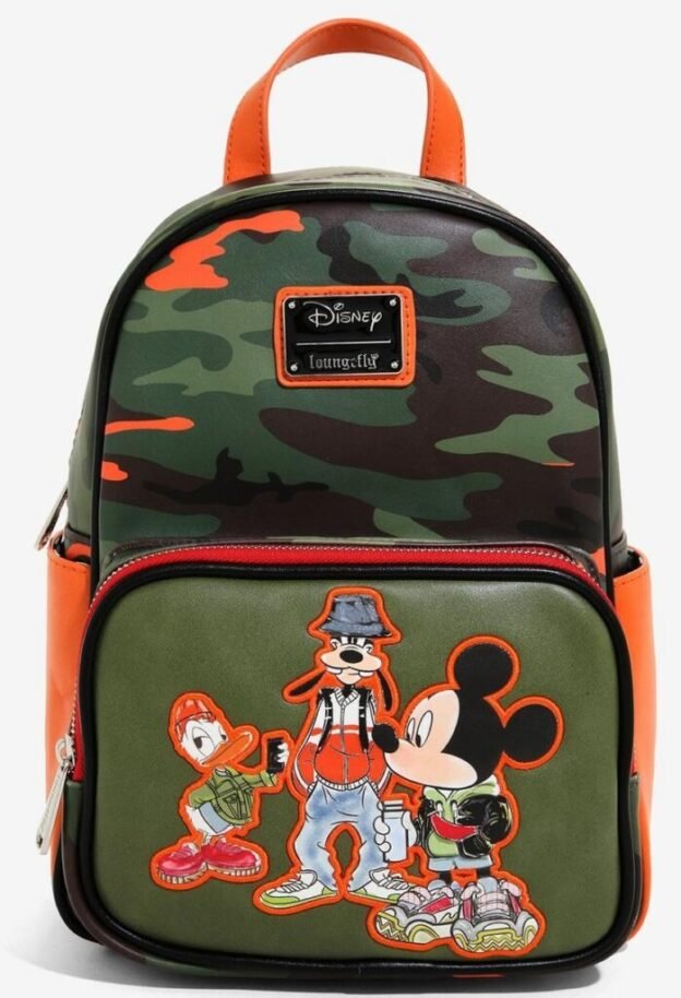 Loungefly Backpack Disney Mickey and Friends Camo – Backpack Sisters