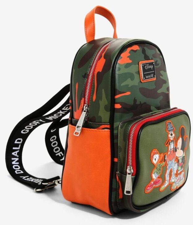 Loungefly Backpack Disney Mickey and Friends Camo – Backpack Sisters